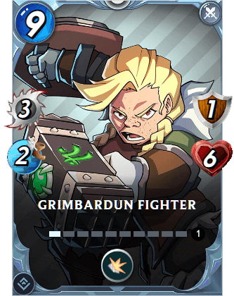 SplinterGuide - Grimbardun Fighter | Splinterlands Card Analysis